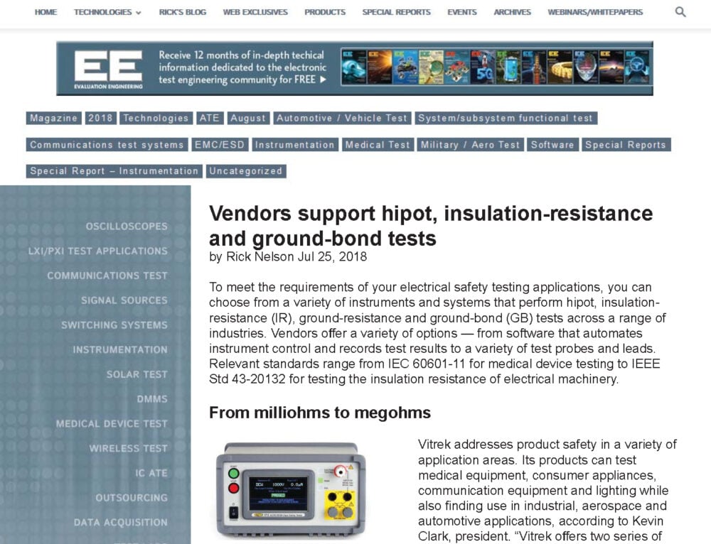 Leakage Current Testing Explained: Types, Limits, and Tools