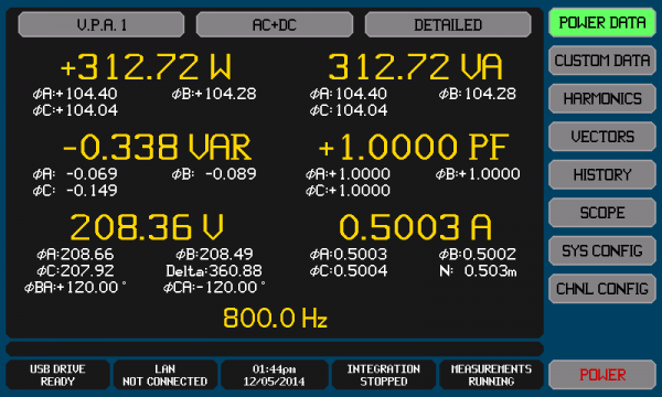 PA910 High Accuracy Multi-Channel Harmonic Power Analyzer | Vitrek