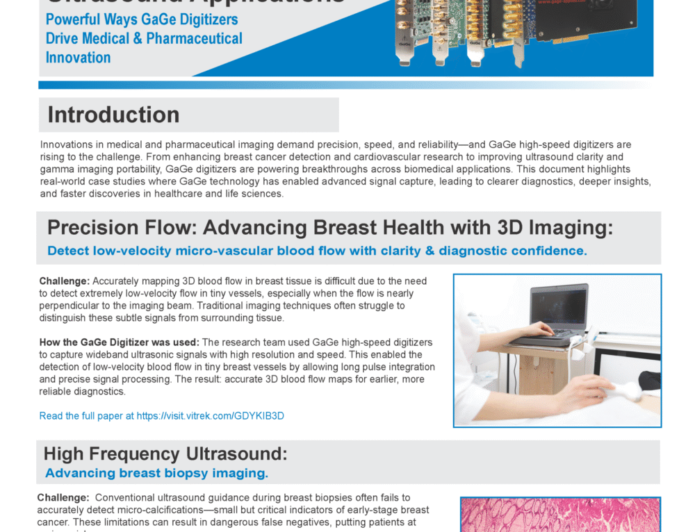 GaGe Digitizers in Cancer and Diagnostic Applications | Vitrekv